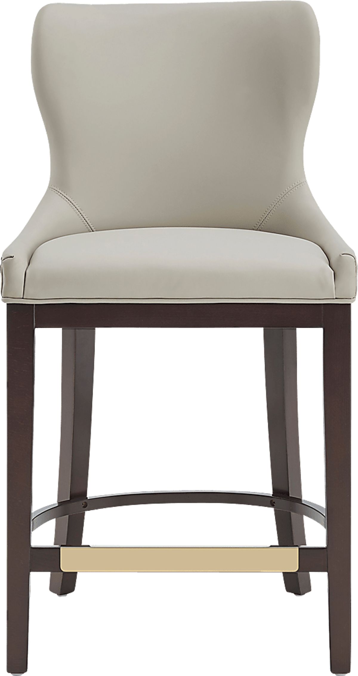 Lucentwater Stone Gray Vinyl Fabric Counter Height Stool | Rooms to Go