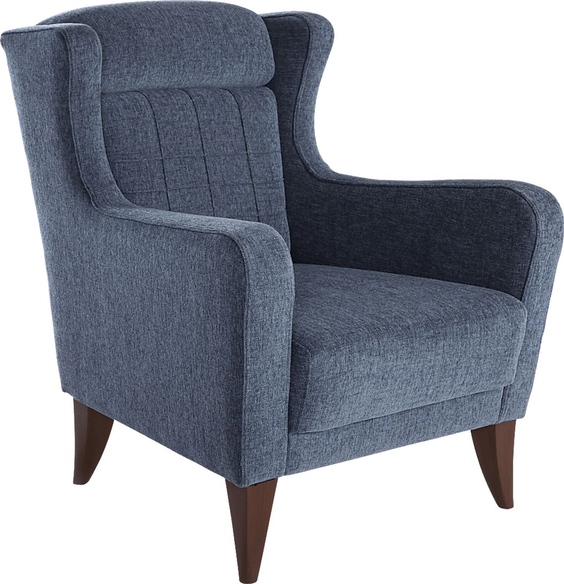Ludeka Blue Acrylic Fabric Accent Chair - Rooms To Go