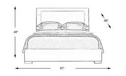 Luma Vista Blue Colors 3 Pc King Bed | Rooms to Go
