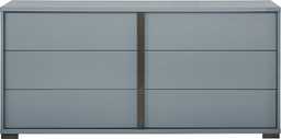 Luma Vista 5 Pc Blue Colors Queen Bedroom Set With Mirror, Dresser, 3 ...