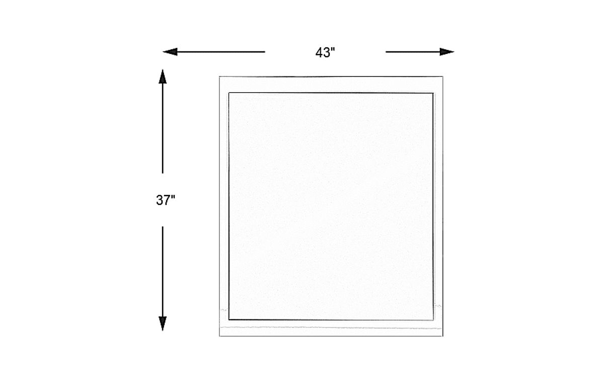 Luma Vista Blue Colors Mirror | Rooms to Go