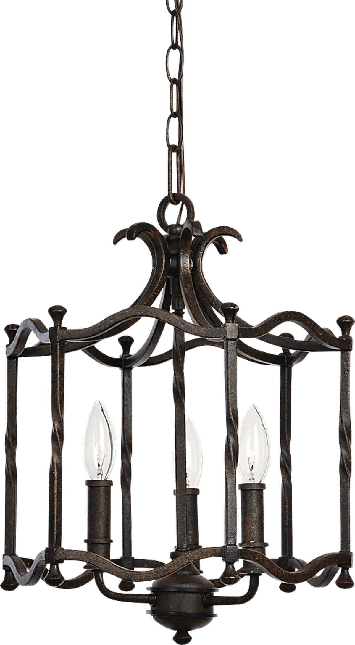 Luna Avenue Rust Red Pendant | Rooms to Go