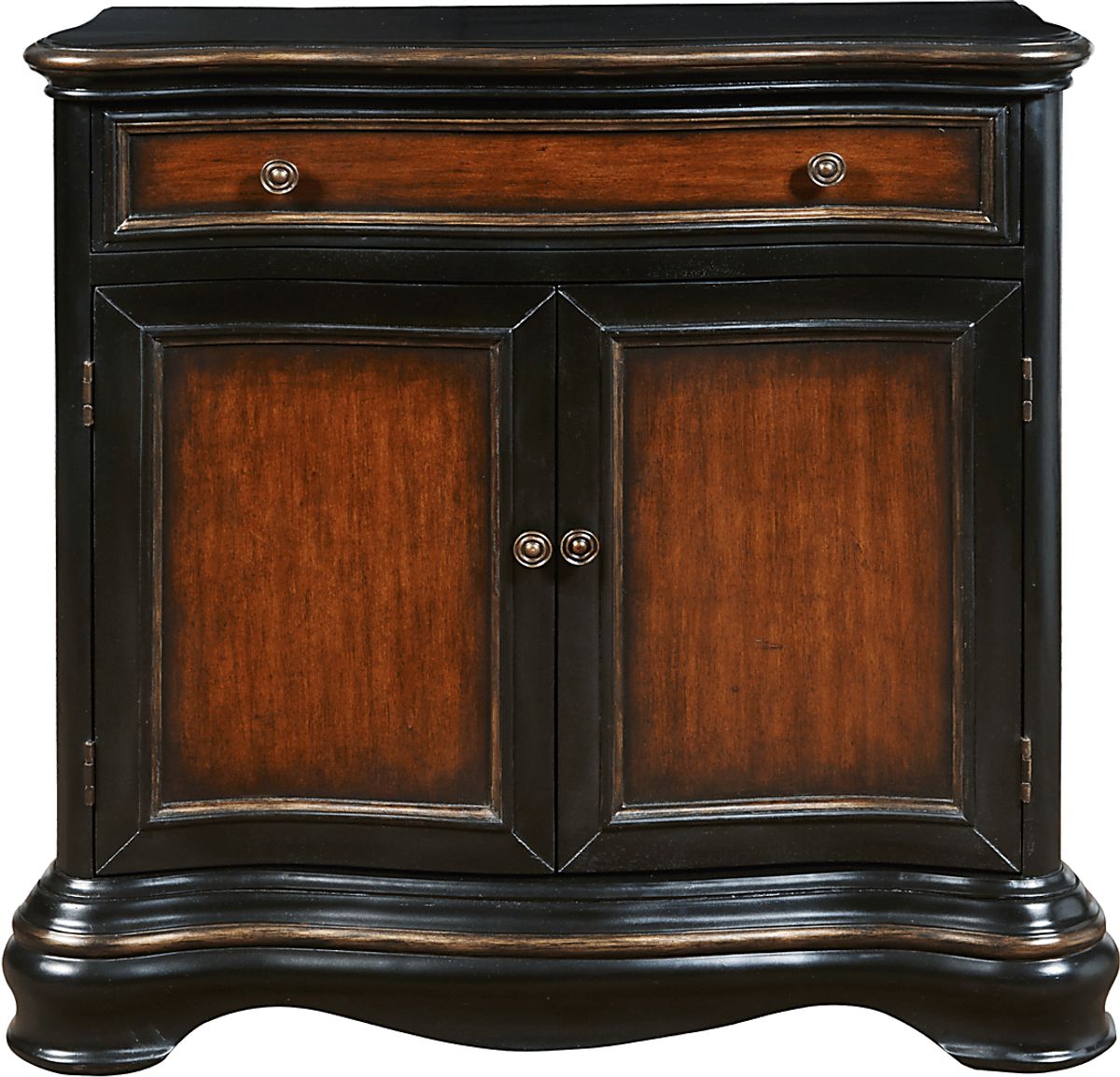 Lundy Black Black,Colors Accent Cabinet | Rooms to Go