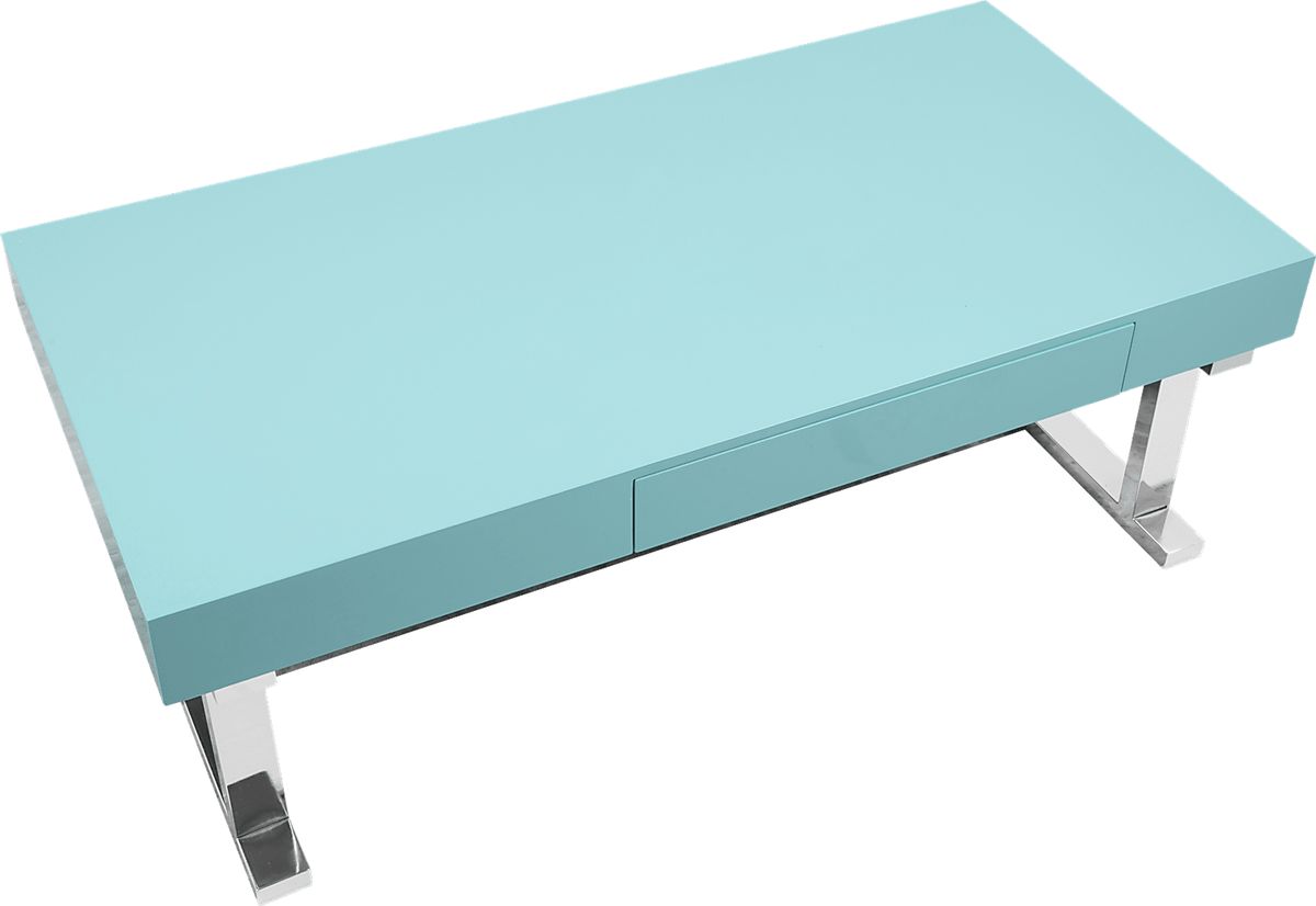 Luster Light Blue Colors Cocktail Table | Rooms to Go