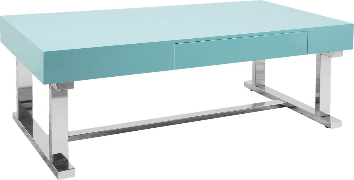 Luster Light Blue Colors Cocktail Table | Rooms to Go