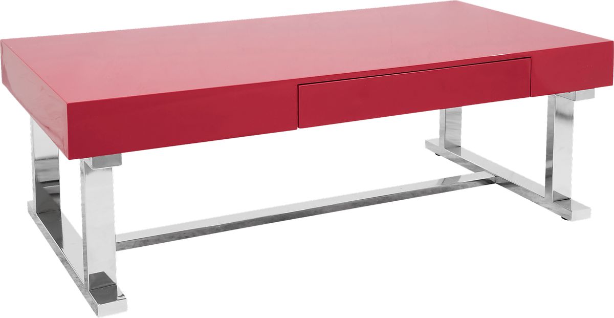 Luster Red Colors Cocktail Table | Rooms to Go