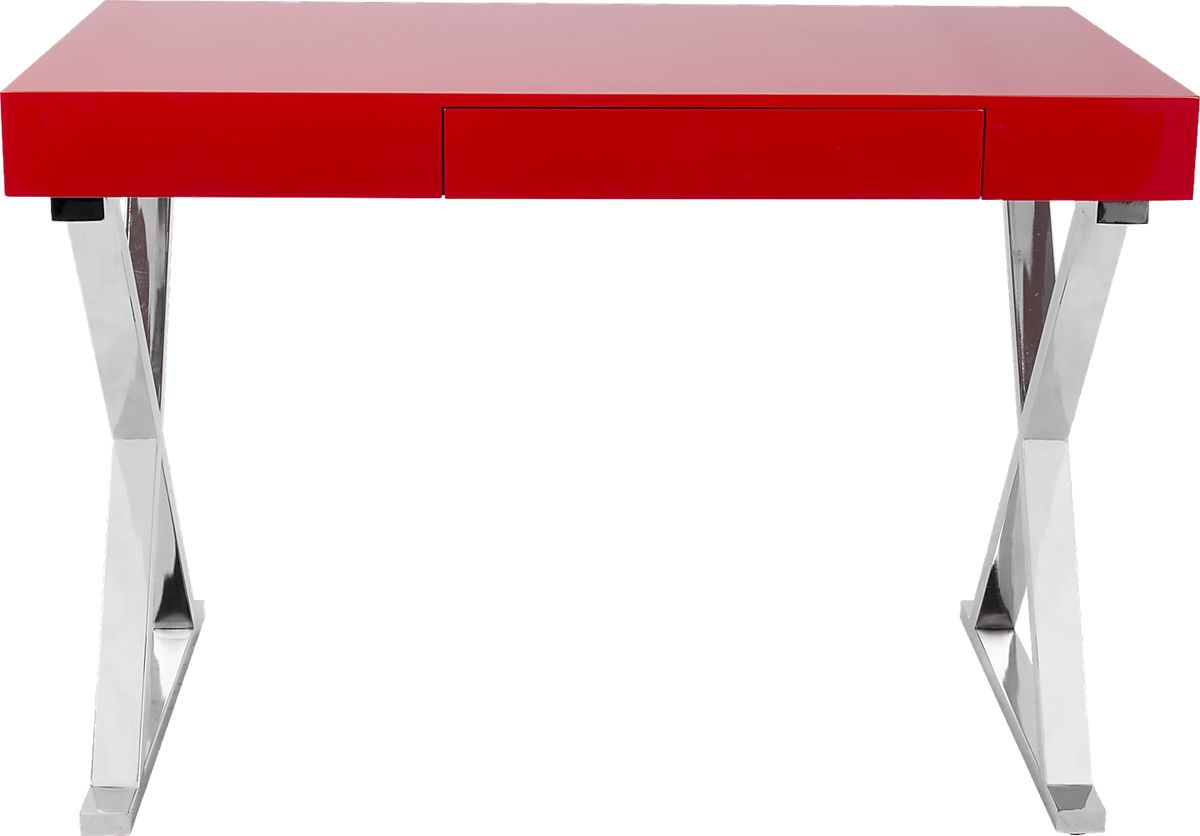 Luster Red Colors Desk | Rooms to Go