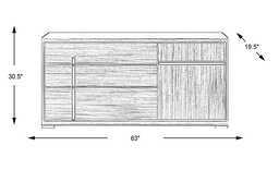 Luxe Point Blue Colors Dresser | Rooms to Go