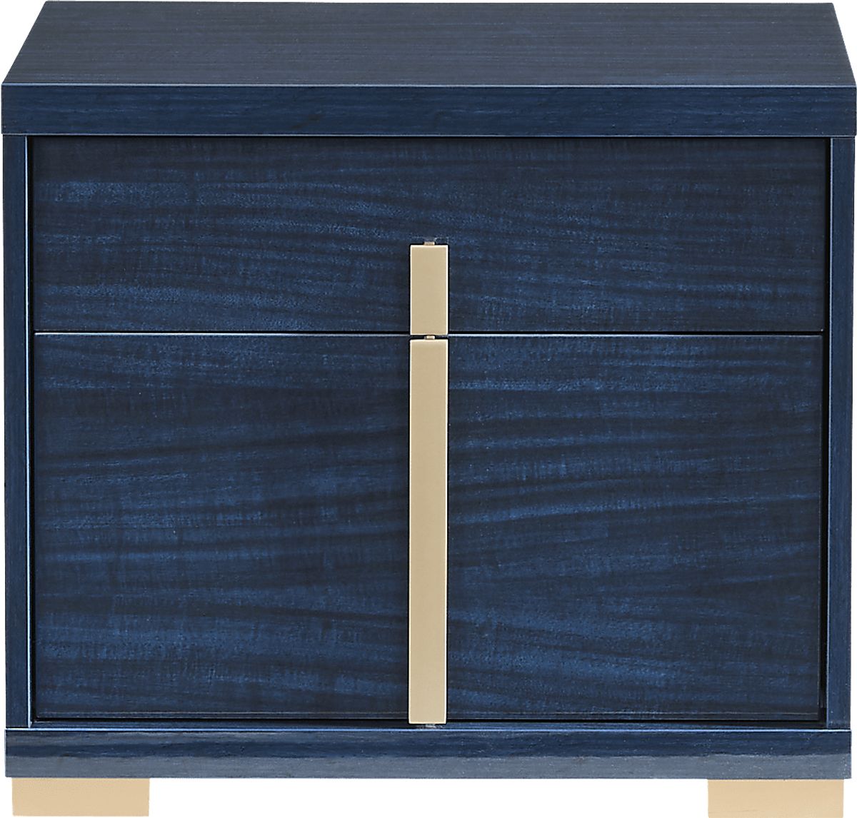 Luxe Point Blue Colors Nightstand | Rooms to Go