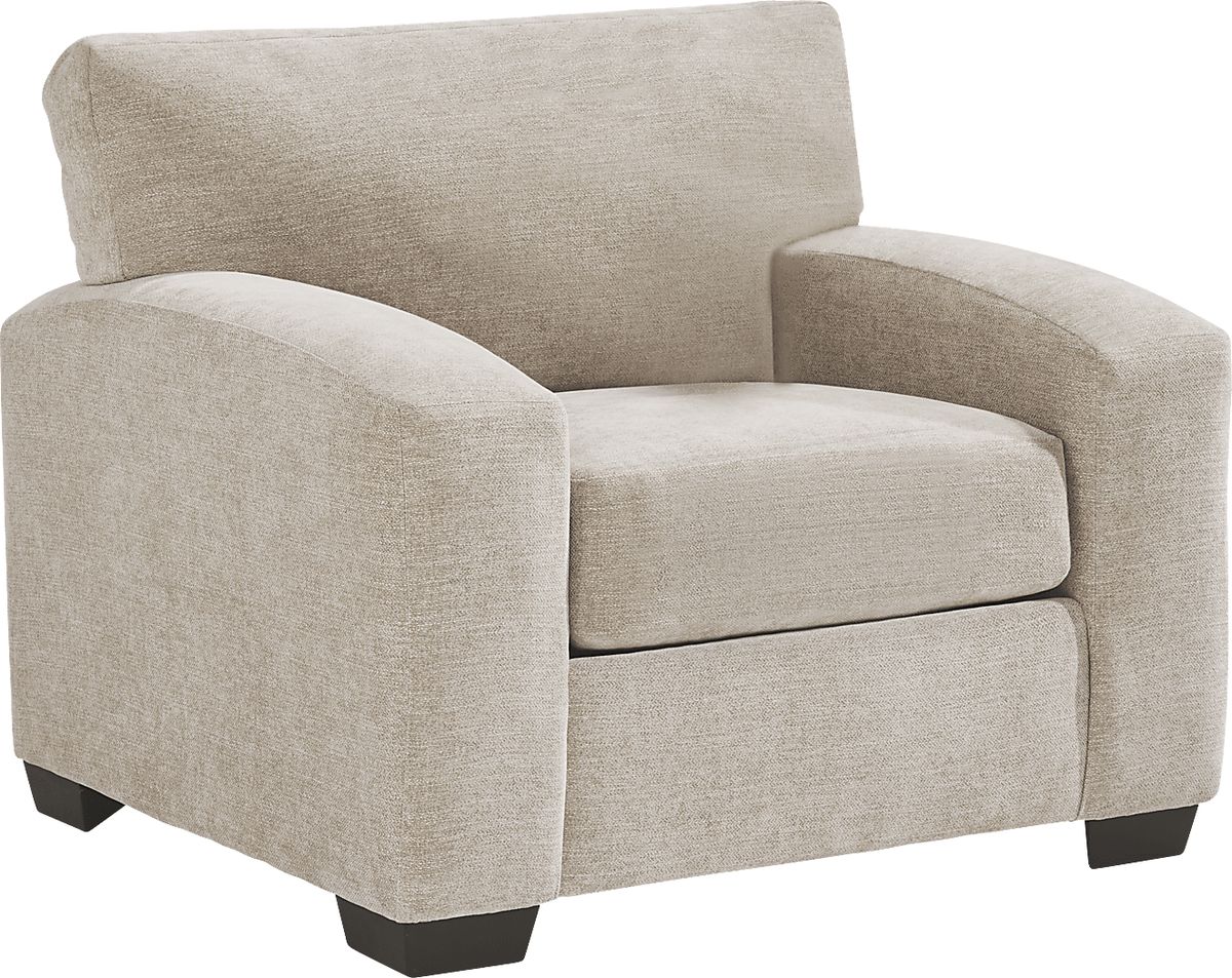 Lynwood Beige Woven Chair | Rooms to Go