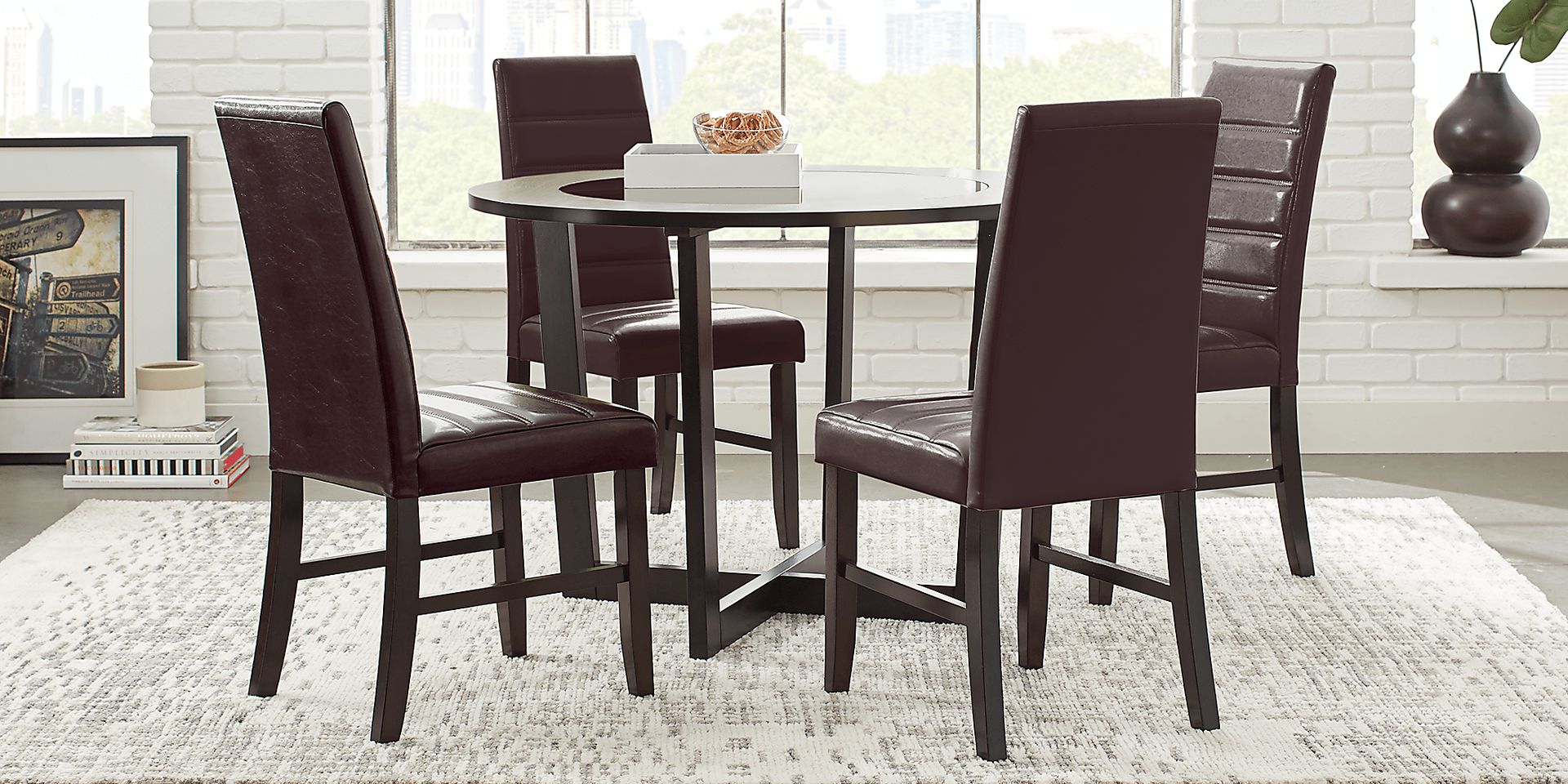 Mabry Espresso Dark Wood Dining Table | Rooms to Go
