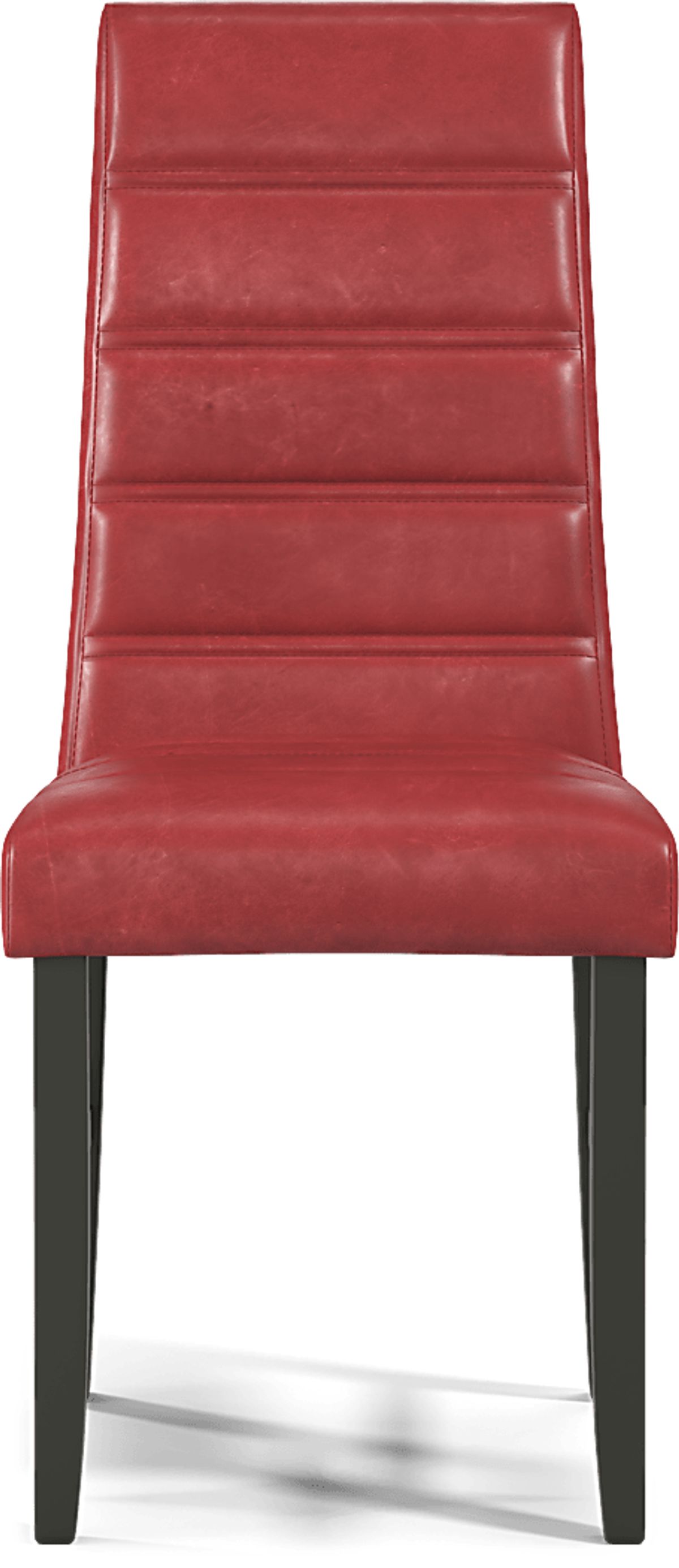Mabry Espresso Dark Wood Red Side Chair | Rooms to Go