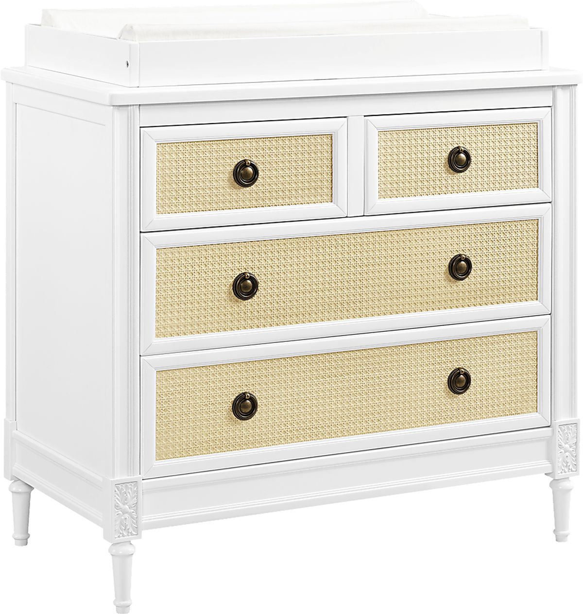 Delta Children Madeline Almond,White Beige,Colors,White 4 Drawer ...