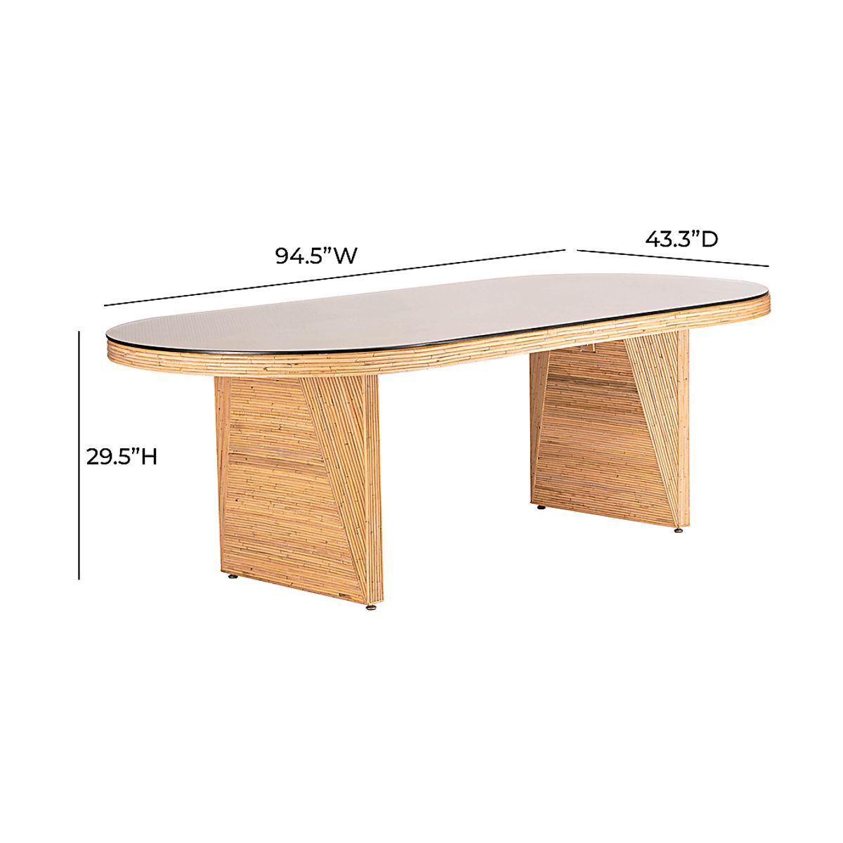 Magaw Light Wood Fruitwood Natural Beige,White Dining Table | Rooms to Go