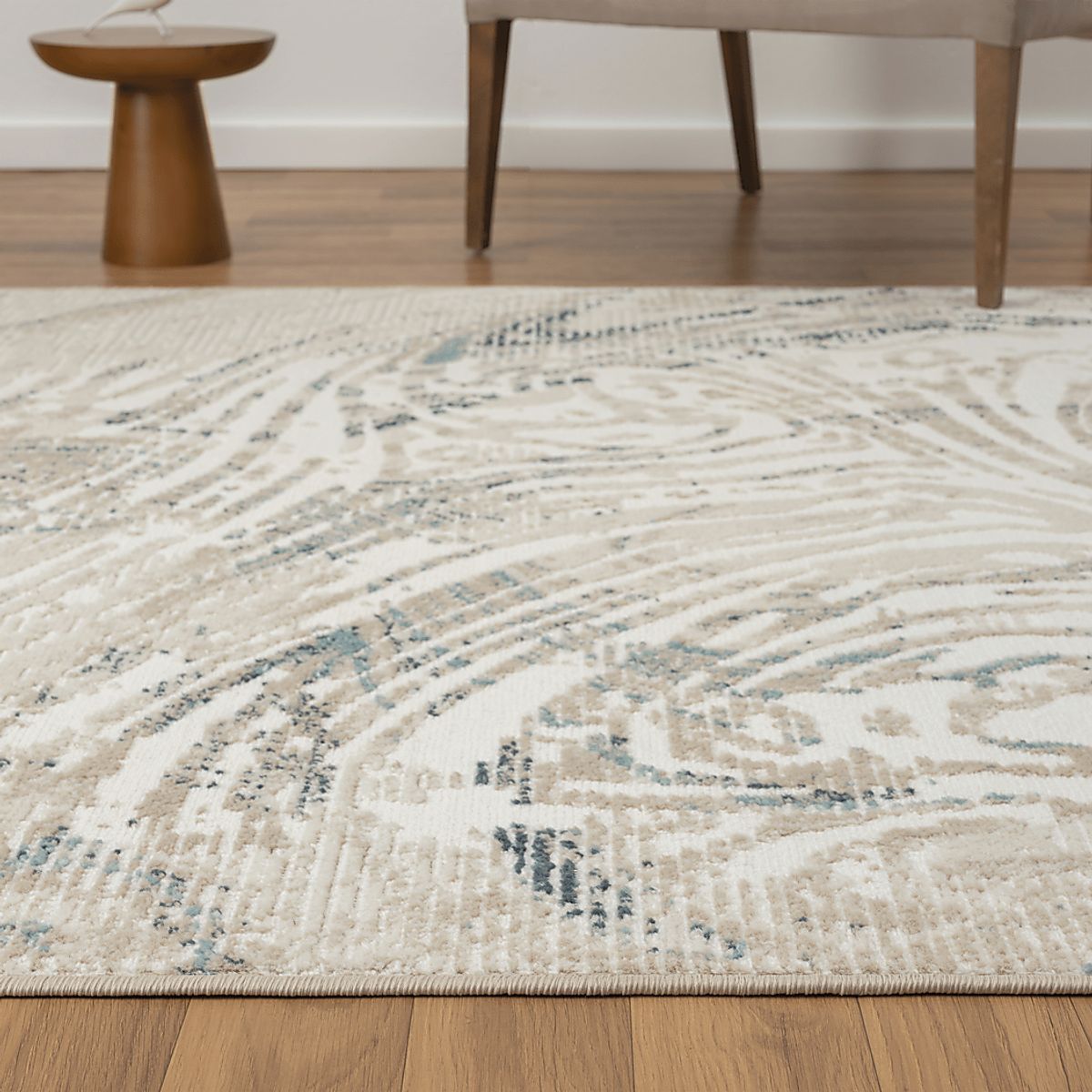 Nour Blue,Gray Rugs | Rooms to Go