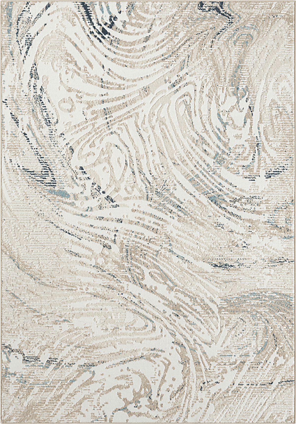 Nour Blue,Gray Rugs | Rooms to Go