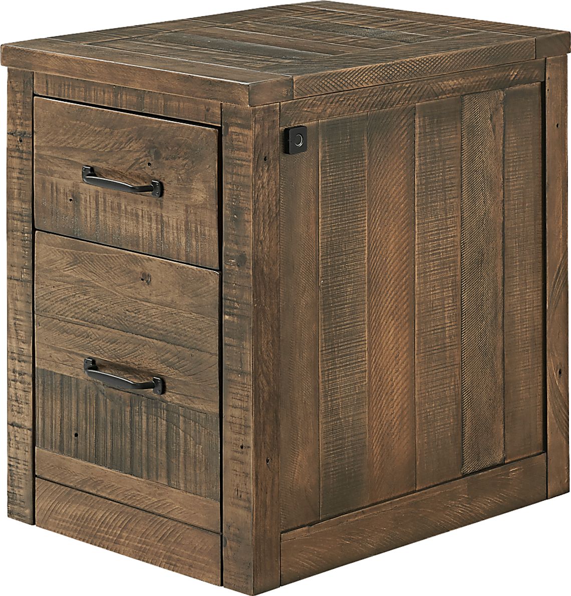 Magowan Brown Dark Wood File Cabinet - Rooms To Go