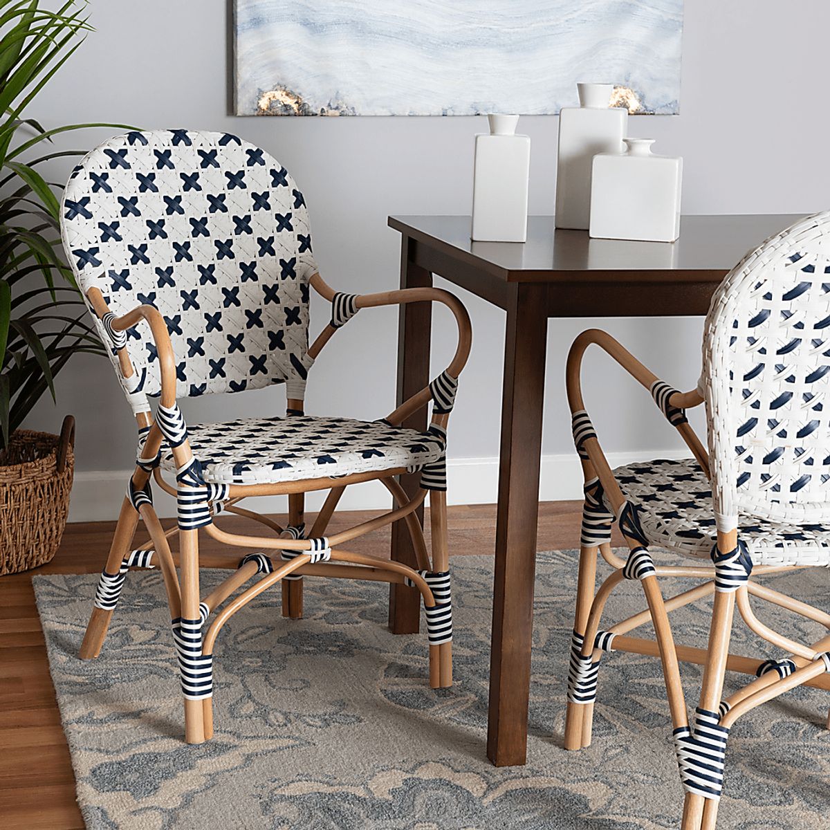 Magritte Blue Arm Chair | Rooms to Go