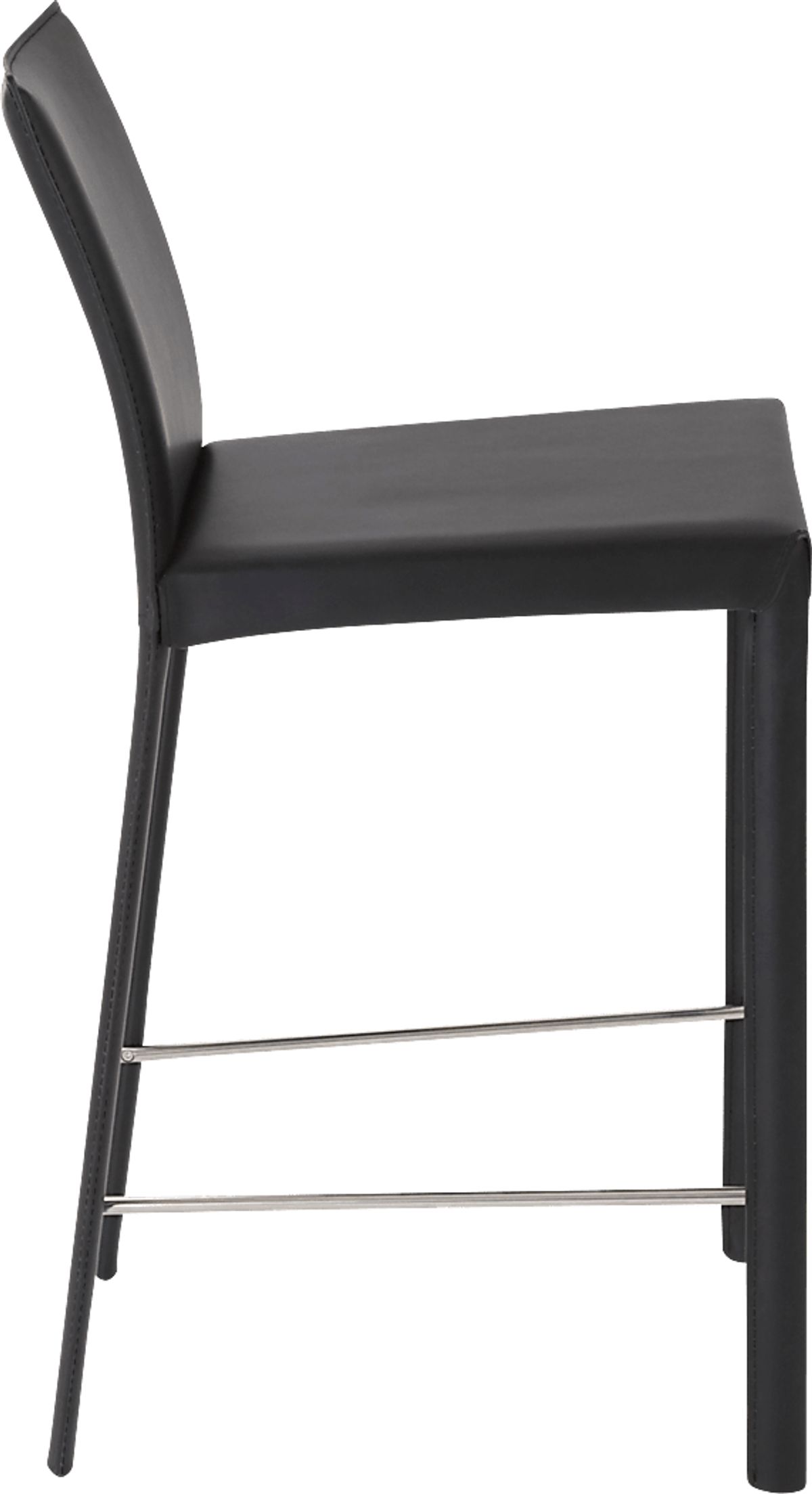 Mahlum Black Leather Counter Stool, Set Of 2 | Rooms to Go