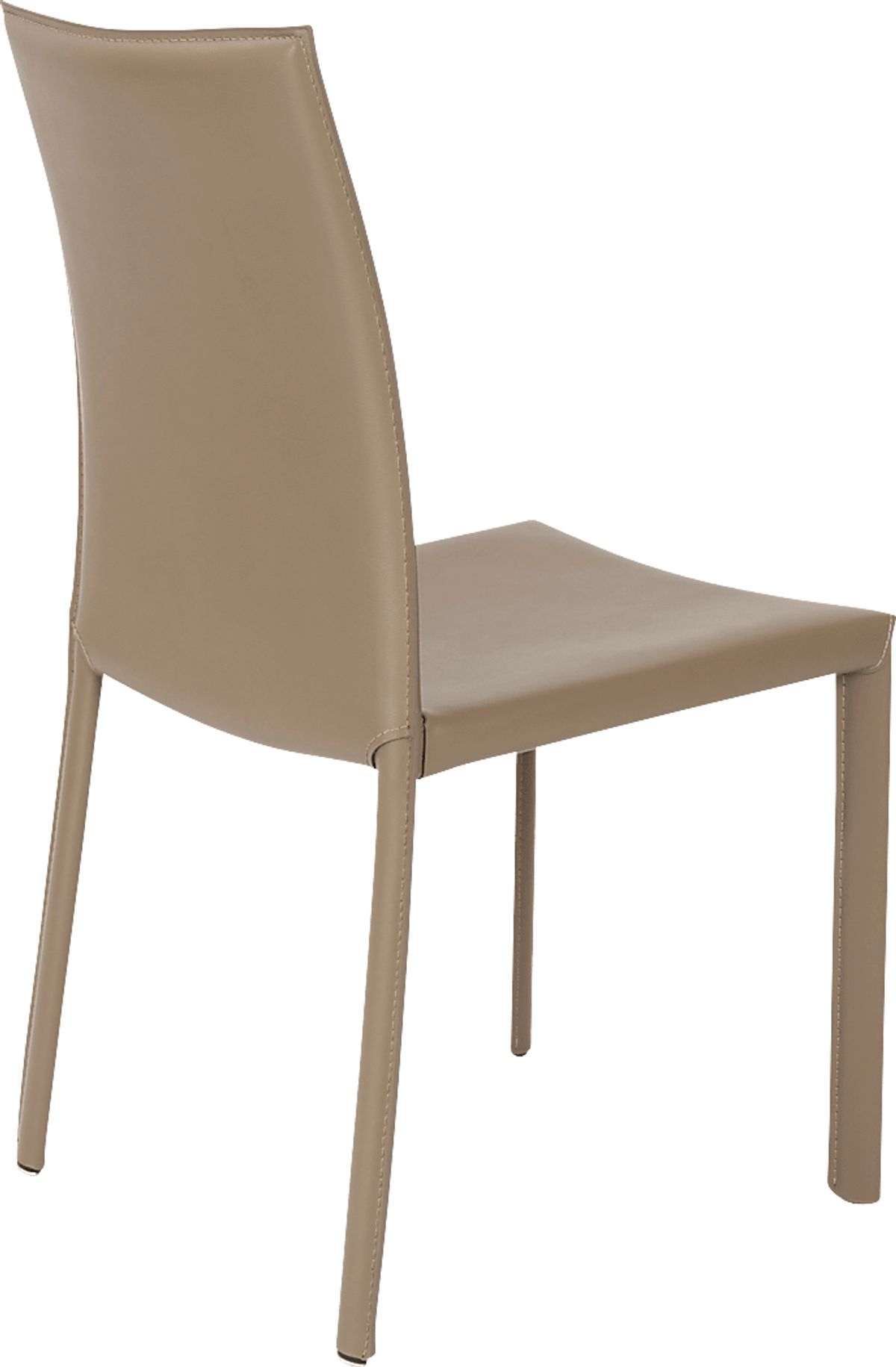 Mahlum Taupe Beige Cotton,Polyester,Polyurethane Fabric Dining Chair ...