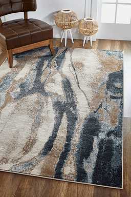 Maidrose Blue,Ivory Beige,Blue Rugs | Rooms to Go