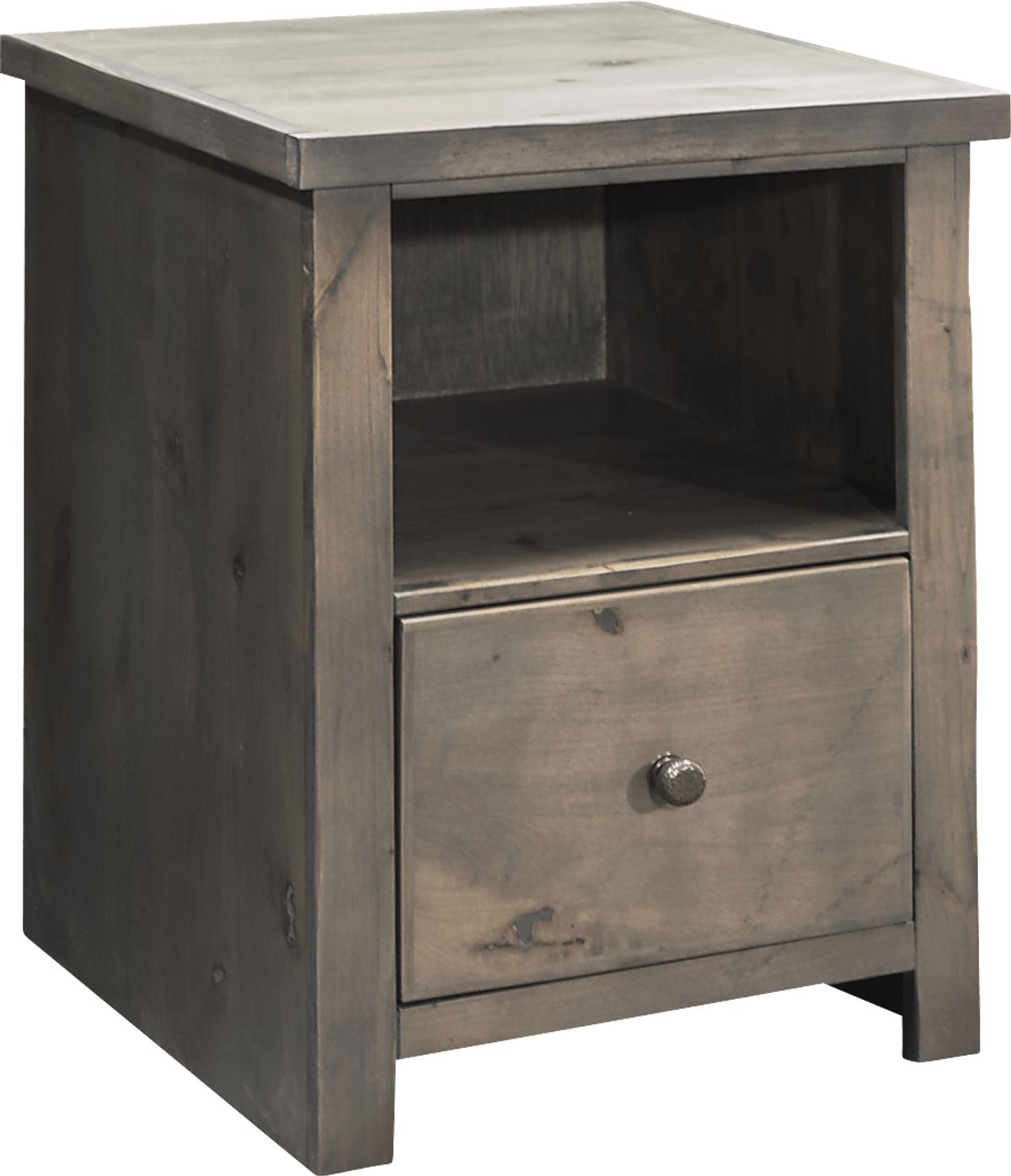 Maikle Barnwood Brown End Table | Rooms to Go