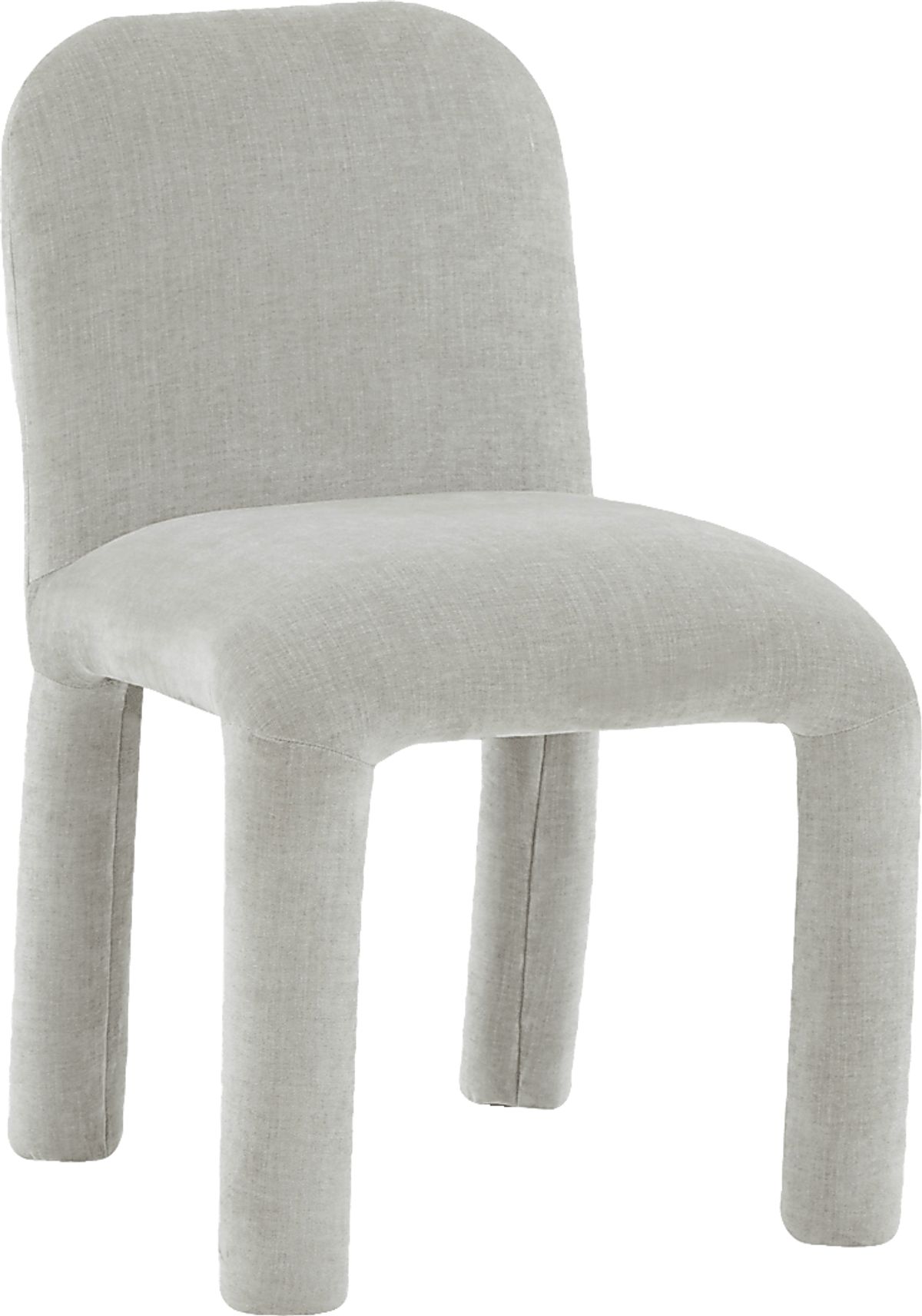 Mainmast Light Gray Polyester Fabric Dining Chair | Rooms to Go