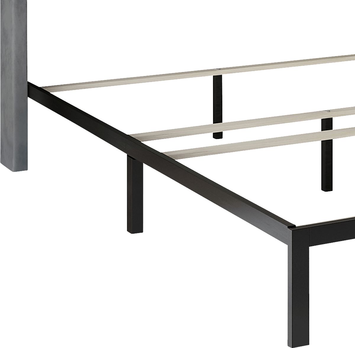 Malachi Gray Polyester Fabric Full Bed Storage | Rooms to Go
