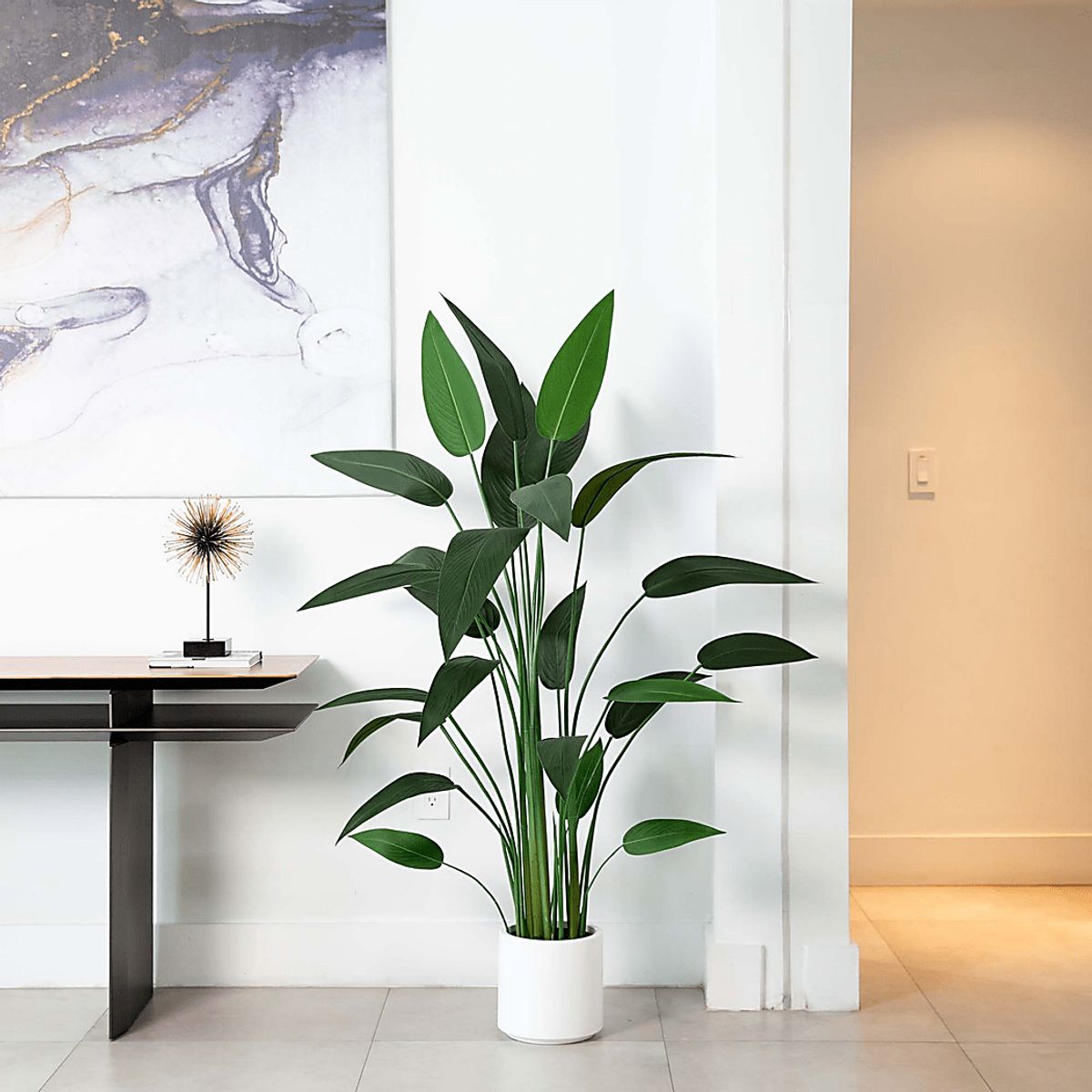 Malenock II Green Silk Plant | Rooms to Go