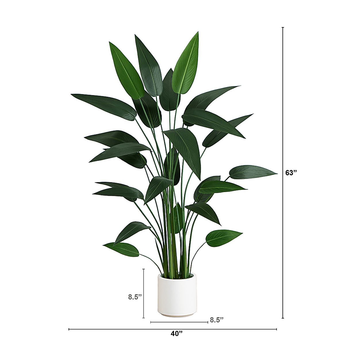 Malenock II Green Silk Plant | Rooms to Go