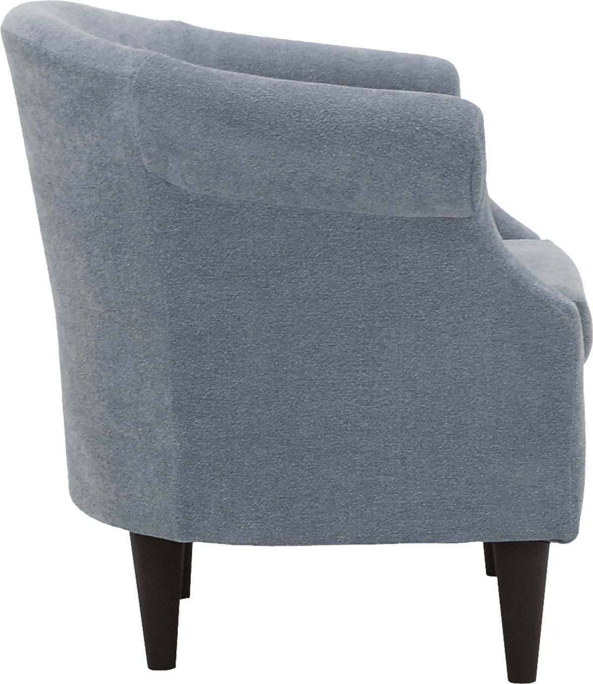 Malifi Light Blue Polyester Fabric Accent Chair | Rooms to Go