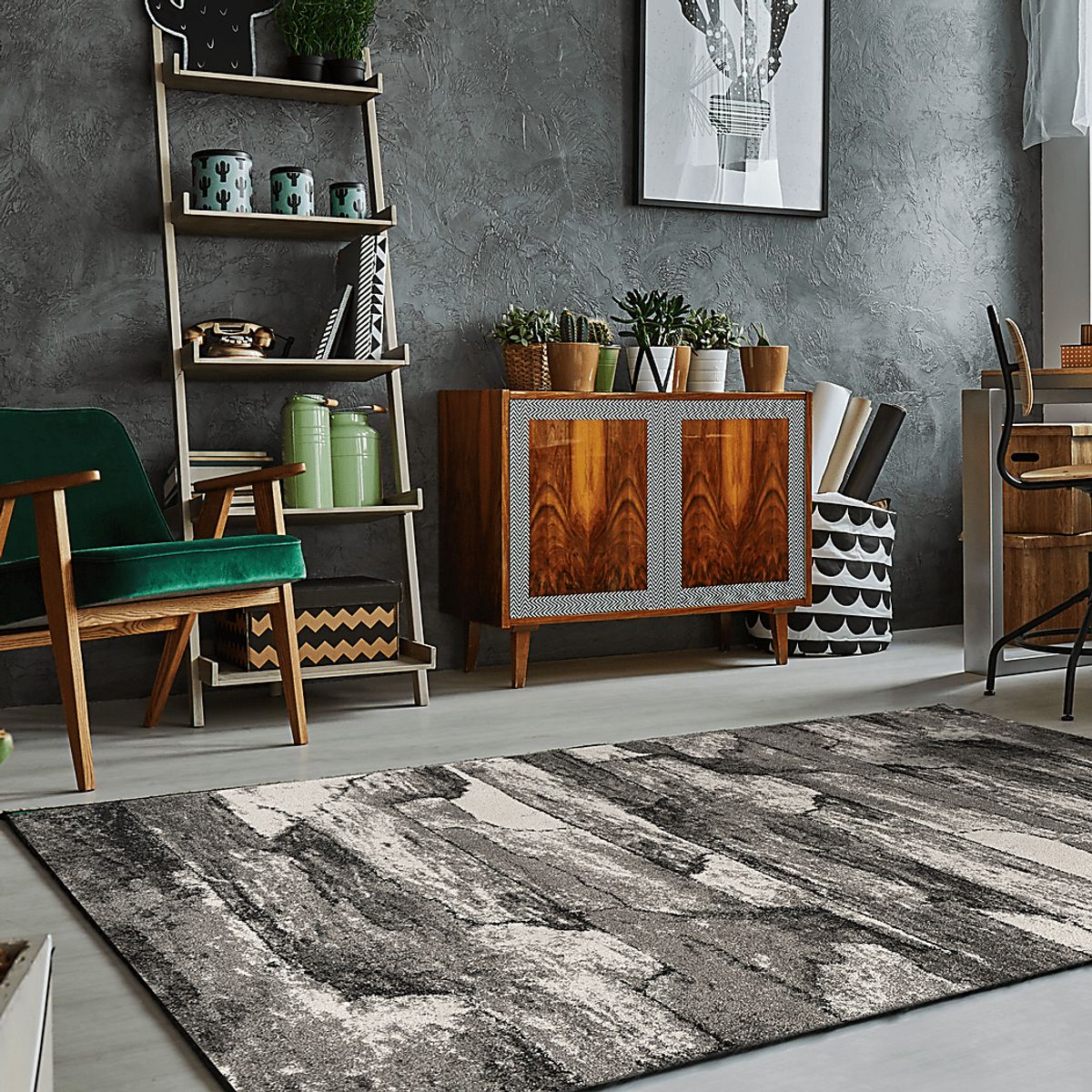 Malmis Gray Rugs | Rooms to Go