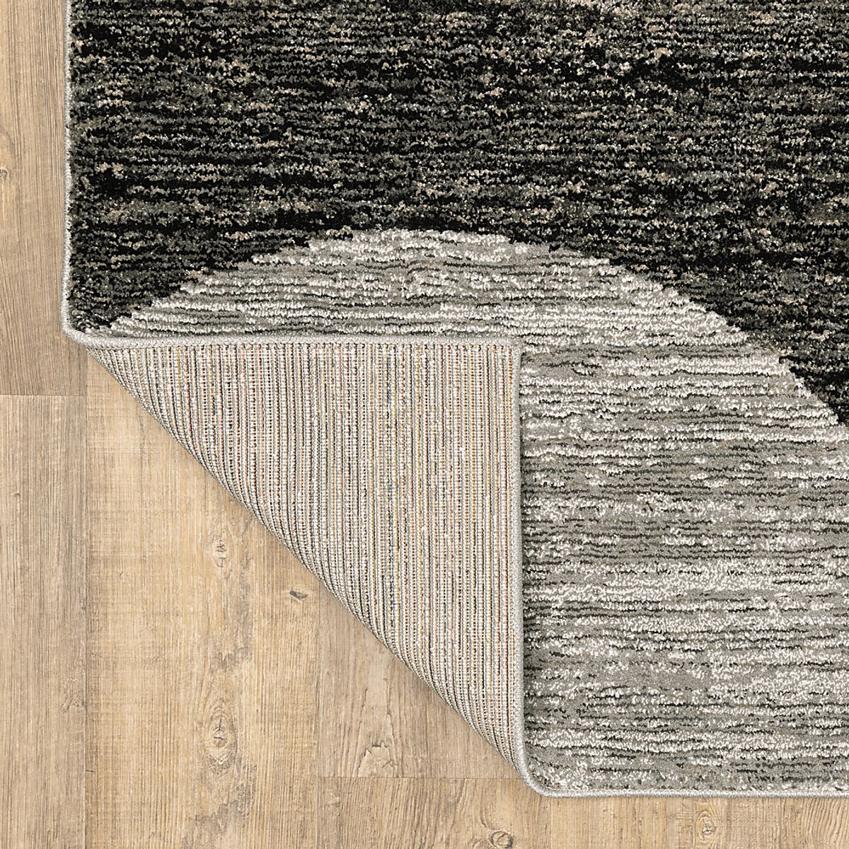 Mandla Charcoal,Gray Black,Gray Rugs | Rooms to Go