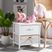 Manela White Small Nightstand - Rooms To Go