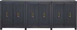 Manor Bridge Blue Colors 83 in. Console | Rooms to Go