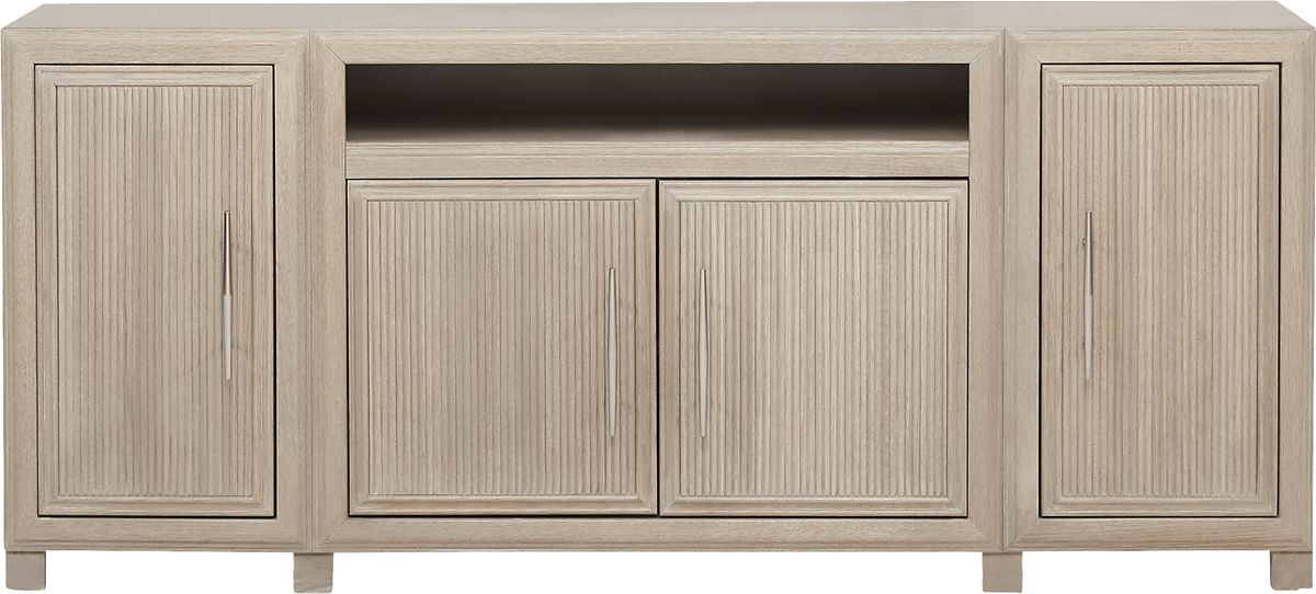 Manor Bridge Taupe Colors,Light Wood Console | Rooms to Go