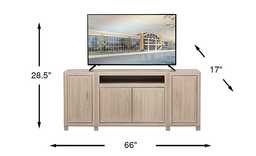 Manor Bridge Taupe Colors,Light Wood Console | Rooms to Go