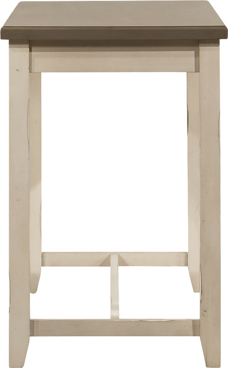 Manzanar White Counter Height Table - Rooms To Go