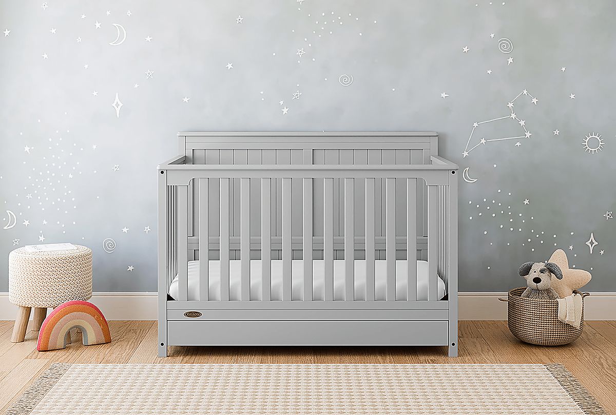 Maralah I Gray Crib | Rooms to Go