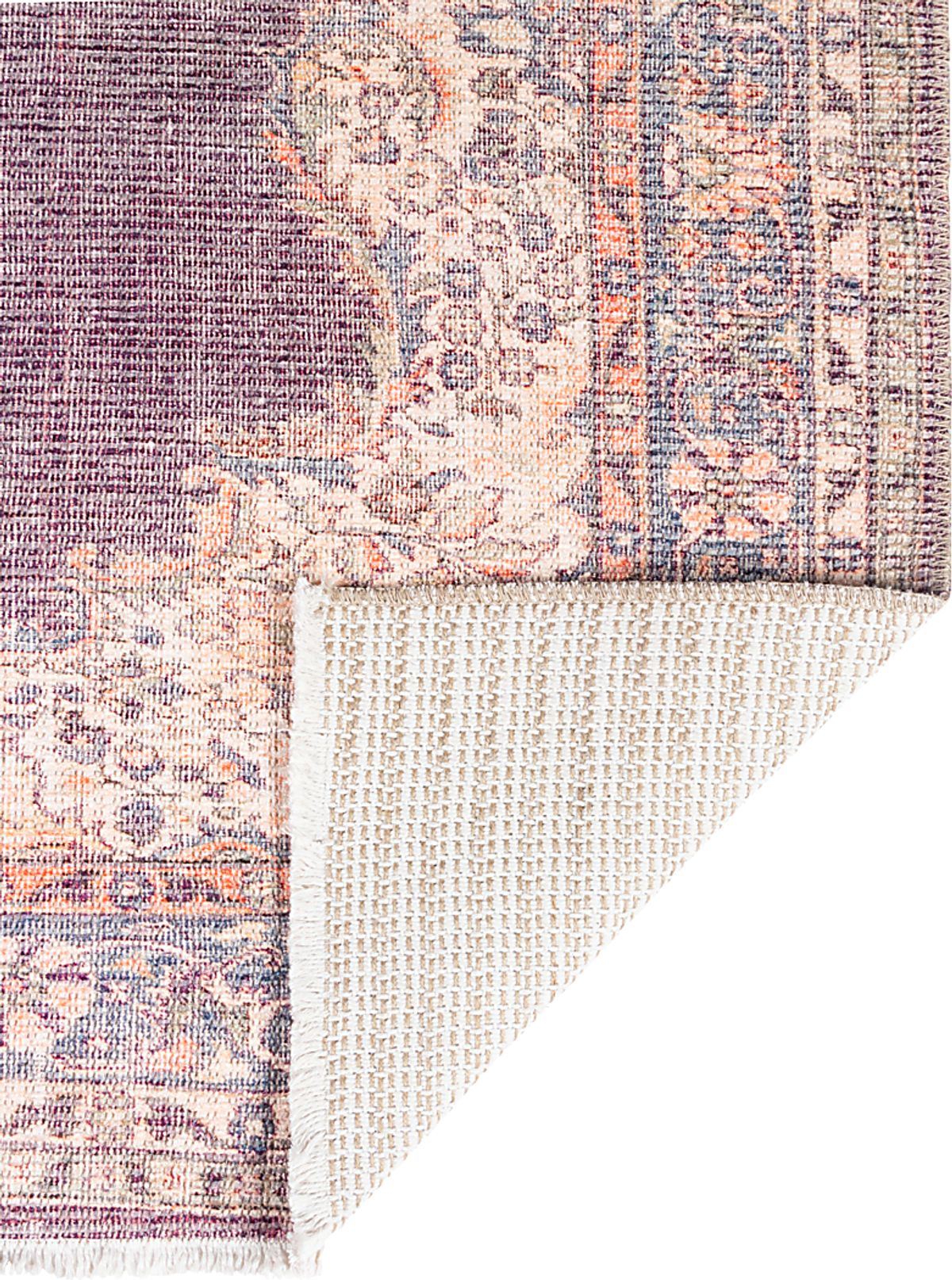 Mararonto Purple Red Rugs | Rooms to Go