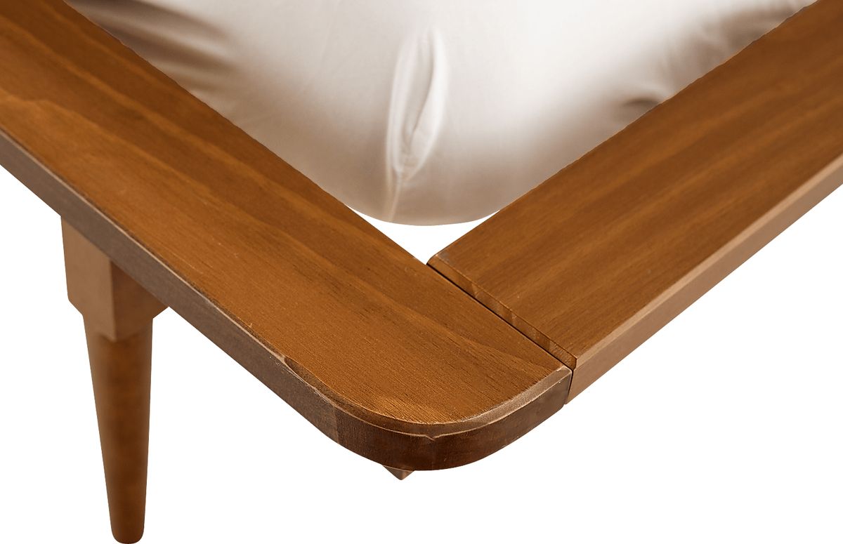 Marblewood Caramel Light Wood Brown Queen Bed | Rooms to Go