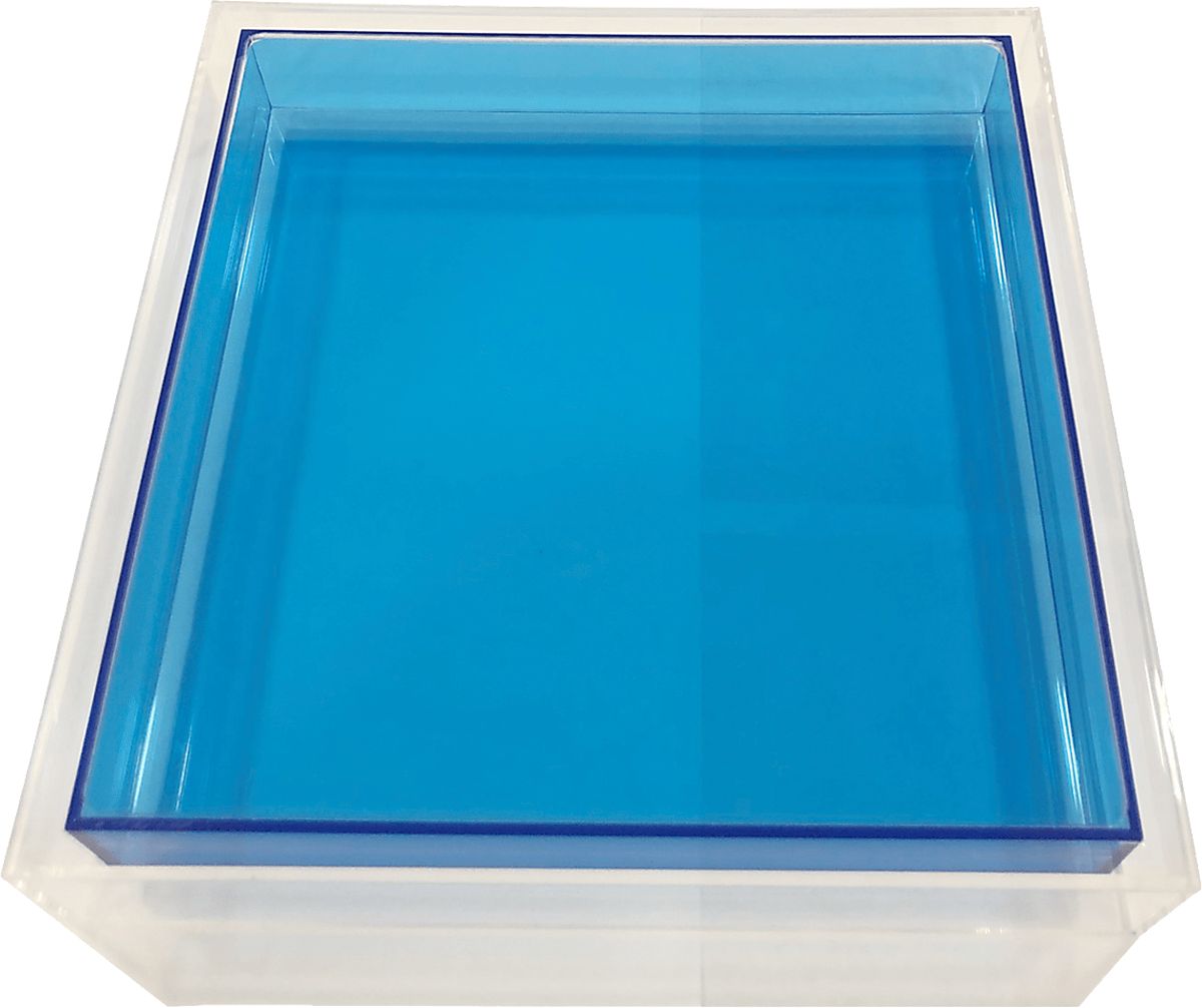 Marbridge Blue,Clear Blue,White Tray | Rooms to Go
