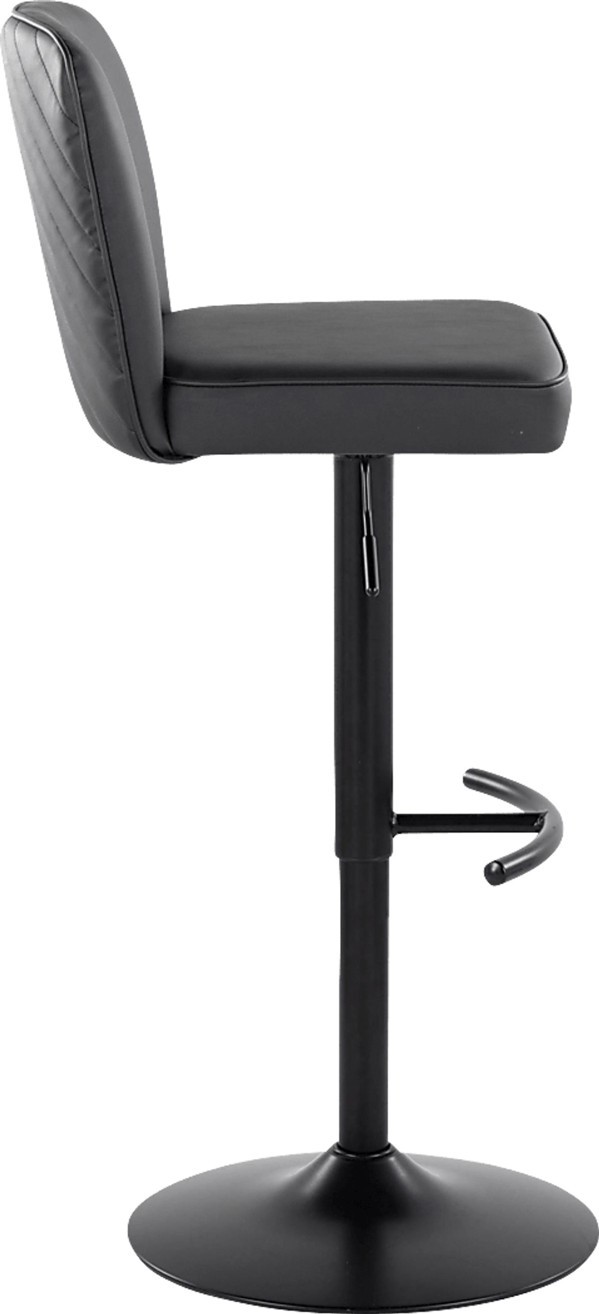 Marcei I Black Black,Colors Polyurethane Fabric Barstool, Set Of 2 ...