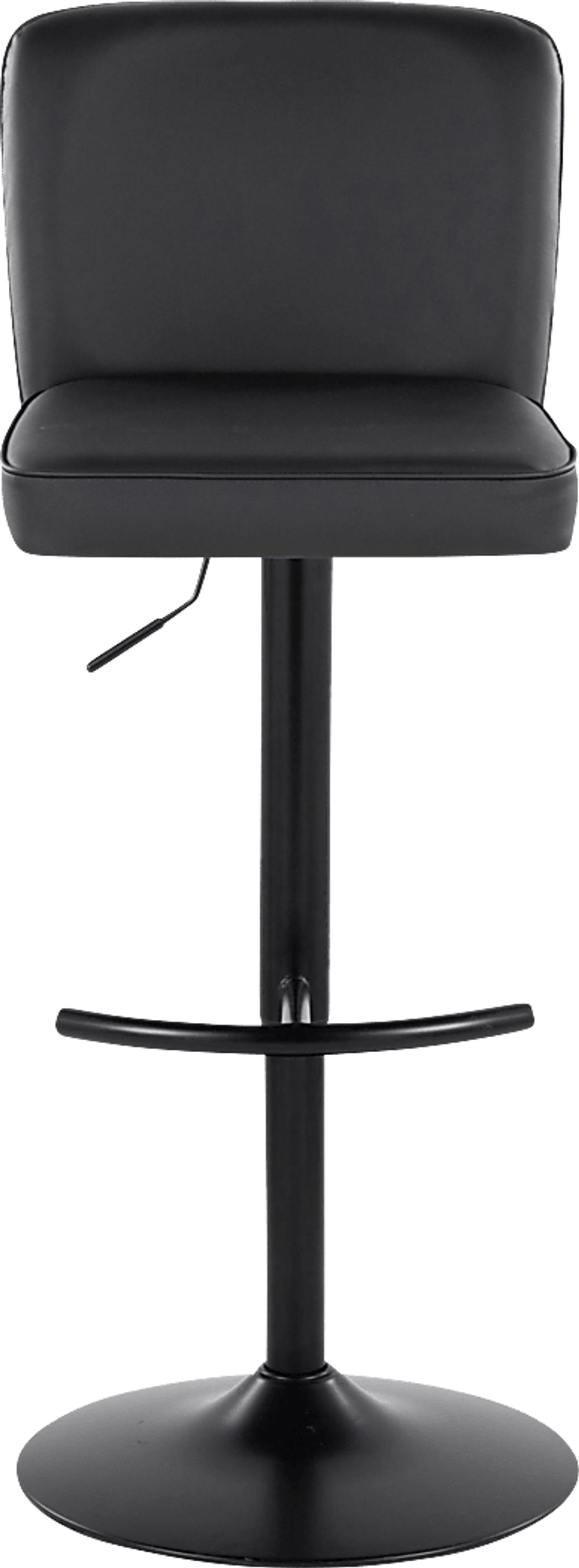 Marcei I Black Black,Colors Polyurethane Fabric Barstool, Set Of 2 ...