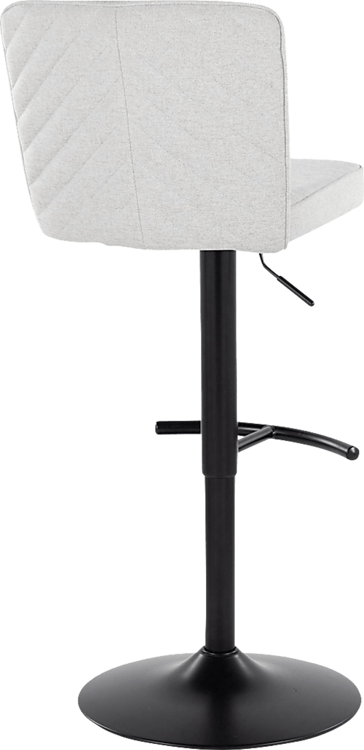 Marcei I Black Black,Colors White Polyester Fabric Barstool, Set Of 2 ...