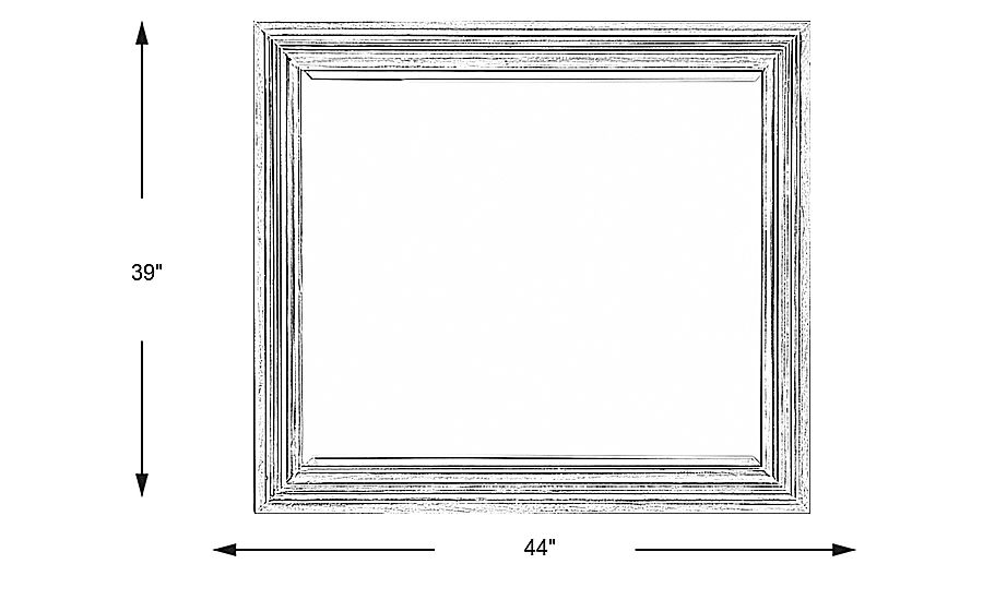 Marcelle Brown Mirror - Rooms To Go