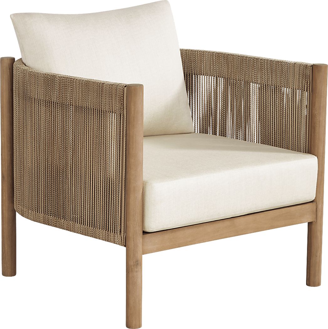 Marche Natural Light Wood Beige Aluminum,Wood Outdoor Club Chair ...