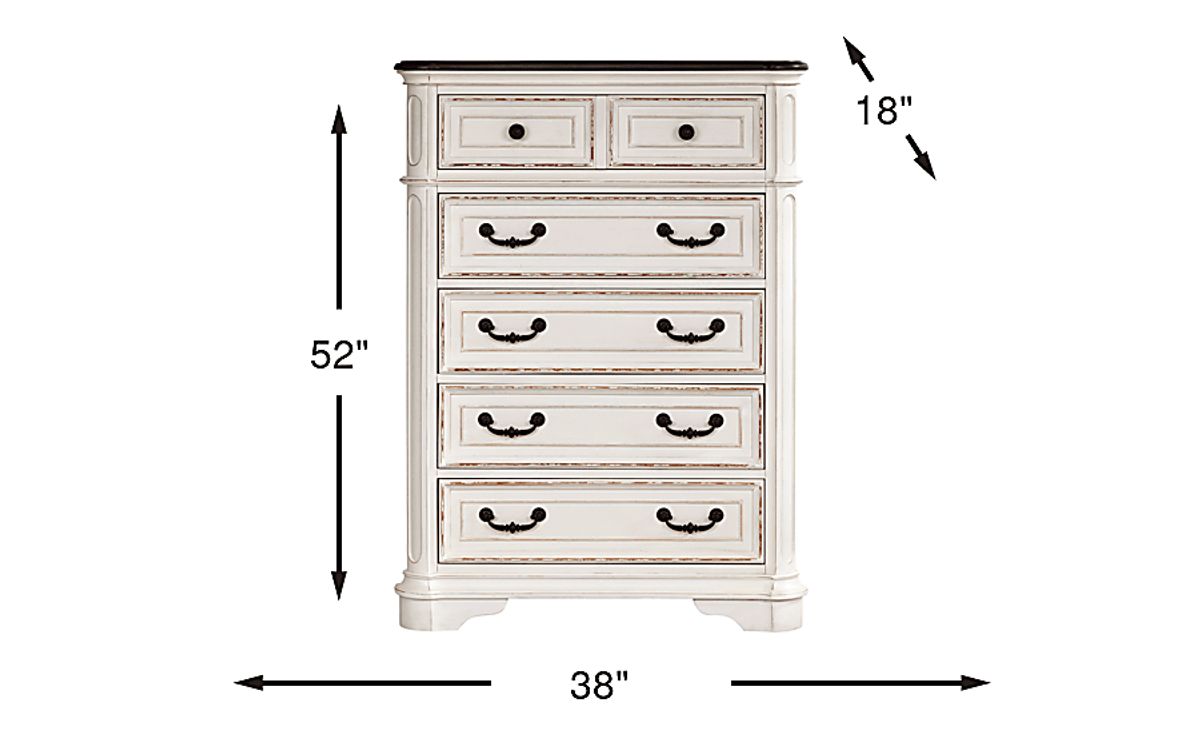 Marien Park White Colors,White Chest | Rooms to Go