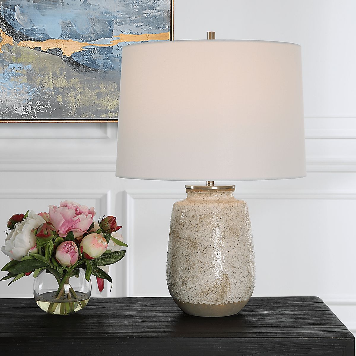 Marin Club Dove Beige,Gray Table Lamp | Rooms to Go