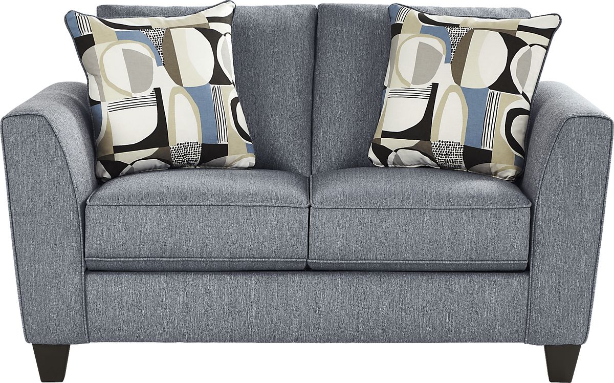 Marisol Bay 2 Pc Gray Woven Living Room Set With Sofa, Loveseat | Rooms ...